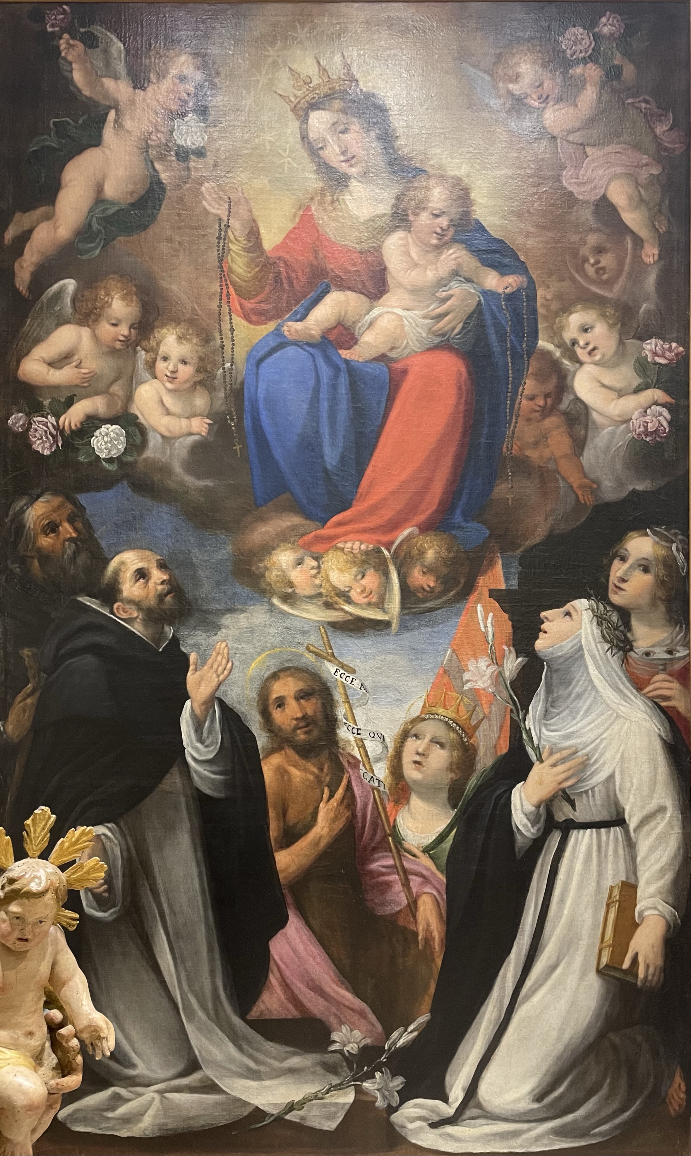 Astolfo Petrazzi, « Madonna del rosario con il Beato Franco da Grotti e ...